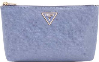 Guess sac daccessoires Laurel II Wristlet Pouch Grey Blue bleu gris