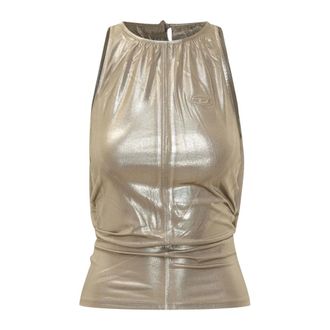 Diesel T-Dyvyny Top - - Tops - Damen - Gelb - L