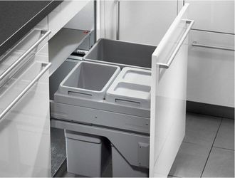 Hailo Abfallsammler Euro-Cargo-S CS Slide 60.3/56 Abfalleimer M&uuml;lleimer Auszug