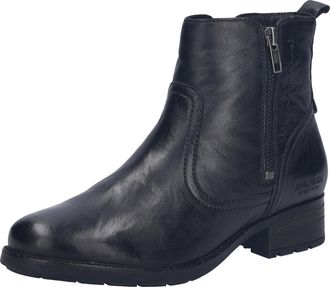Josef Seibel Damen Klassische Stiefeletten Kate.20,Weite G (Normal),Wechselfu&szlig;bett,flach,Boots,Stiefel,Bootee,Booties,schwarz,42 EU