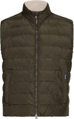 Façonnable Schwachbar - ärmellose Mattjacke - Khaki