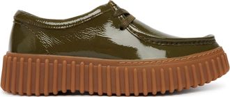 Clarks Halbschuhe Clarks Torhill Bee 26186668 Gr&uuml;n