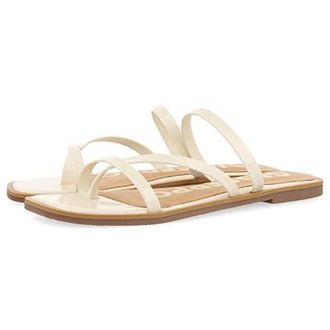 Gioseppo Sandales plates RHYL pour femme, Blanc cassé, 38 EU