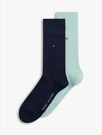 Tommy Hilfiger Lot de 2 paires de chaussettes &agrave; drapeau