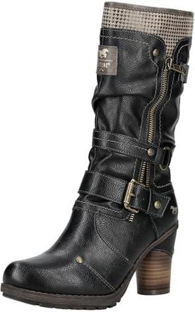 Mustang Jeans Mustang Femme 15m0162001 Botte Tendance, Noir, 36 EU