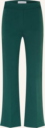 Rich & Royal Bootcut-Hose Aus Jersey gruen