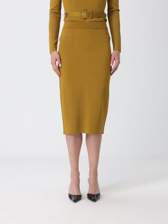 Tom Ford Jupe midi crayon en maille de viscose taille haute avec fente