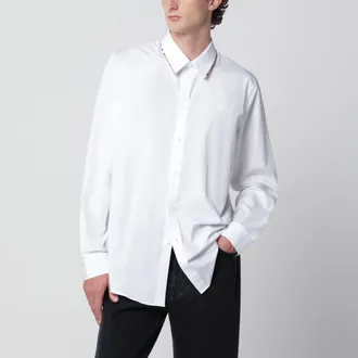 Burberry Wei&szlig;es Baumwollpopelinehemd