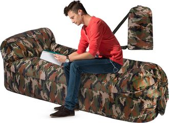Generic Loungestuhl - aufblasbares Liegesofa - Antialarm-Taschensofa | wasserdichte Atemmessel, Campingstuhl, f&uuml;r Picknick, Musikfestivals, Strandwanderungen