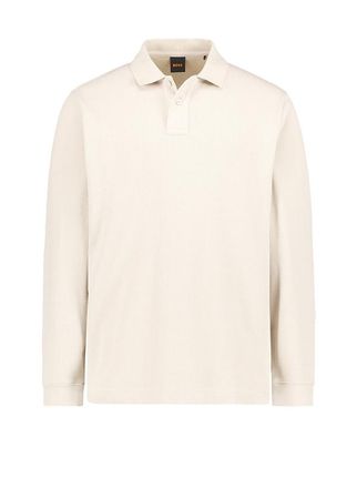 Boss Orange by Hugo Boss BOSS Orange Herren Polo-Shirts beige Baumwolle