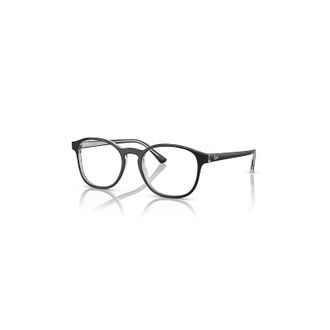 Ray-Ban Rb5417 Optics Dunkelgrau Auf Grau Transparent Fassung Klar Glas Polarisiert 52-19