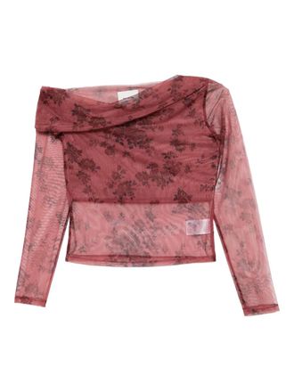 Reformation haut Elio - Rouge