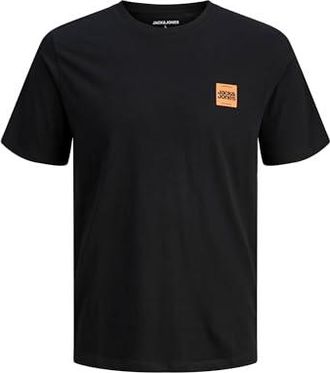 Jack & Jones Jjbrandy Tee SS Crew Neck, Noir, XXL