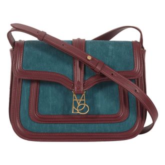 Maria de la Orden Sac Noah Velours C&ocirc;tel&eacute; et Cuir Maria de la Orden