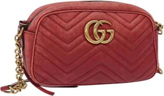 Gucci Pre-owned Cuir sacs-gucci - Femme - Pre-owned - Rouge - Taille: ONE Size