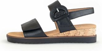 Gabor Riemchensandale - - Shoes - Damen - Schwarzk - 37 1/2 EU
