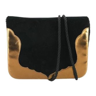 Saint Laurent Sac bandouli&egrave;re de soir&eacute;e Pre-owned - Femme - Pre-owned - Noir - Taille: ONE Size