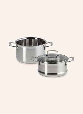 LE CREUSET Kochtopf Mit D&auml;mpfeinsatz silber