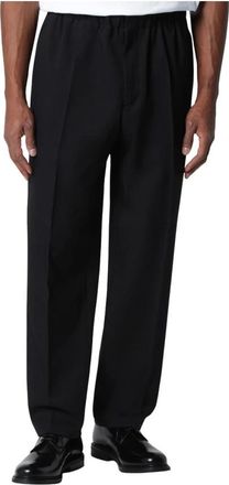 Jil Sander Homme, Pantalons, Noir, Taille: M Wide Pantalons