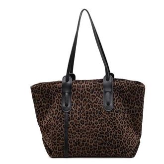 Generic Sac besace vintage imprim&eacute; l&eacute;opard gu&eacute;pard grande capacit&eacute; sac de travail sac fourre-tout sac &agrave; main pour femme voyage shopping et usage quotidien, ca