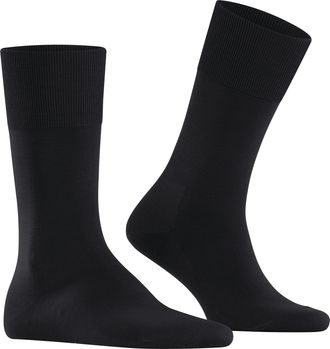 Falke Herren Socken schwarz Baumwolle & Mix unifarben