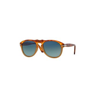 Persol Authentische Premium-Sonnenbrille mit Top-Qualit&auml;t - - Accessories - Herren - Braun - 54 MM