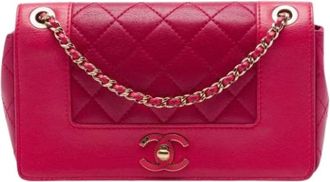 Chanel Pre-owned Quilted Sheepskin Crossbody Bag - - Pre-owned - Damen - Rosa - ONE SIZE
