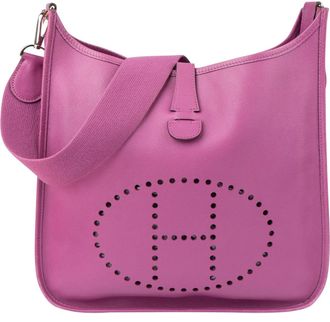 Herm&egrave;s Crossbody Bags - Hermes Epsom Leather Evelyne GM Crossbody Bag - Gr. unisize - in Orange - f&uuml;r Damen