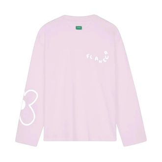 Flaneur Blossom Langarmshirt - - Tops - Herren - Rosa - 2XL