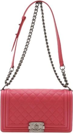 Chanel Pre-owned Boy Flap - Femme - Pre-owned - Rose - Taille: ONE Size