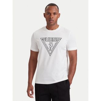 Guess T-Shirt Z6YI20 K5016 Wei&szlig; Regular Fit