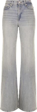 7 For All Mankind Femme, Jeans, Bleu, Taille: W30 Lotta Wide-Leg Jeans