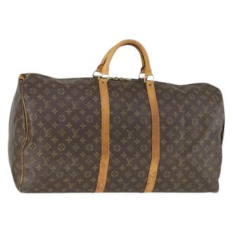 Louis Vuitton Sac Week-end en Toile Pre-owned - Femme - Pre-owned - Brun - Taille: ONE Size