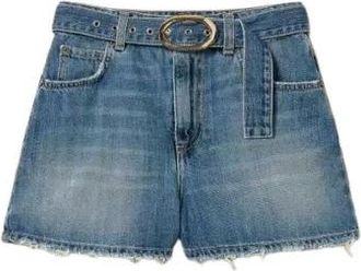 Twinset Femme, Shorts, Bleu, Taille: W27 Denim Shorts