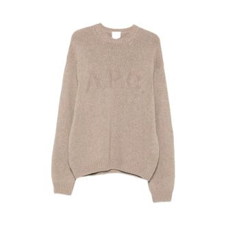 A.P.C. A.p.c., Homme, Pulls, Beige, Taille: XL Pull