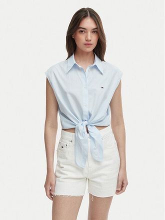 Tommy Jeans Hemd DW0DW22212 Hellblau Regular Fit
