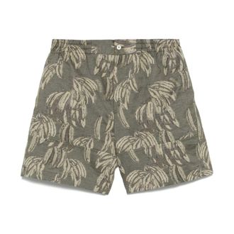 Jacquemus Beige Shorts mit Elastischem Bund und Taschen - - Shorts - Herren - Gr&uuml;n - L