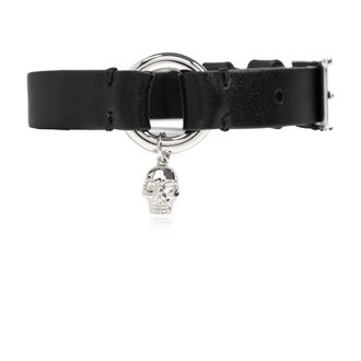 Alexander McQueen Skull Ring Wrap Armband - - Accessories - Herren - Schwarzk - ONE SIZE