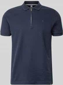 Lerros Regular Fit Poloshirt mit kurzem Rei&szlig;verschluss