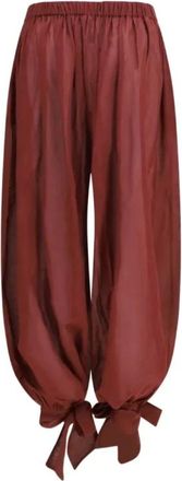 Andamane Femme, Pantalons, Brun, Taille: 38 FR Wide Pantalons