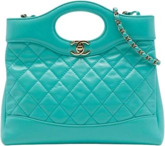 Chanel Pre-owned 31 Satchel - Femme - Pre-owned - Bleu - Taille: ONE Size