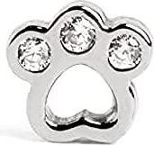 Singularu Boucle doreille seule Mini Patte Argent. Argent sterling 925 avec finition plaqué rhodium. Fermoir à vis. Bijoux pour femme