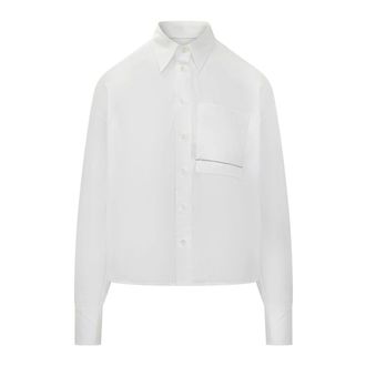 Brunello Cucinelli Damen, Blusen & Hemden, Wei&szlig;, MGr&ouml;&szlig;e