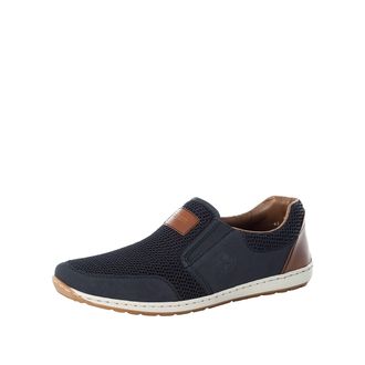 Rieker Fr&uuml;hjahr/Sommer, Herren Slipper, Blau (Pazifik/Navy/Amaretto 14), 40 EU (6.5 UK)