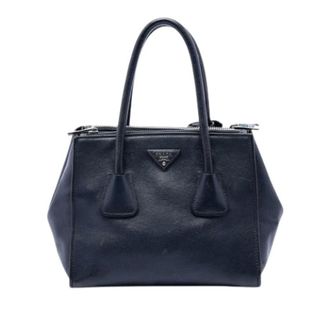 Prada Sacoche Twin Pocket Pre-owned - Femme - Pre-owned - Bleu - Taille: ONE Size