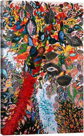 Posterlounge Der Paradiesbaum Leinwandbild von Séraphine Louis 40 x 60 cm Wandbilder Wanddeko