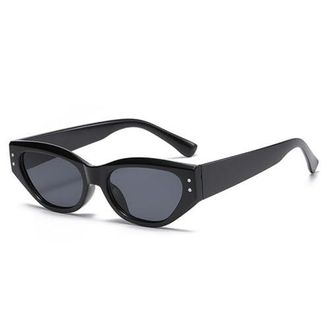 Generic Lunettes De Soleil Homme &Agrave; Monture Fine For La Conduite Et Les D&eacute;placements Domicile-travail, Femme For Lext&eacute;rieur(Black)