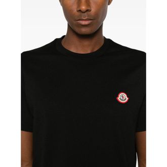 Moncler Logo Patch T-Shirt - Black