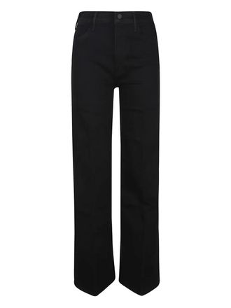 Mother Jeans mit geradem Bein - Schwarz