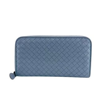 Bottega Veneta Portefeuille long Pre-owned Intrecciato (bi-pli) - Femme - Pre-owned - Bleu - Taille: ONE Size